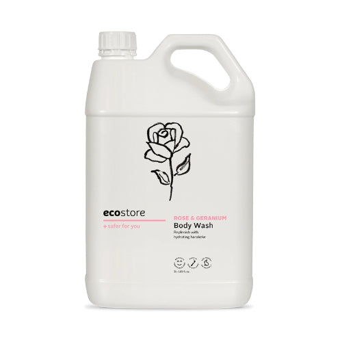 ECO STORE Rose & Geranium Body Wash Bulk 5L – Dynamic-Vanuatu-Retail