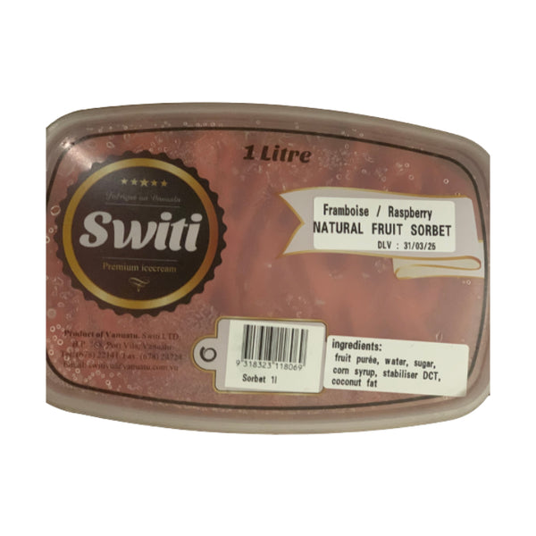 Switi Sorbet Raspberry Flavor 1L – Dynamic-Vanuatu-Retail